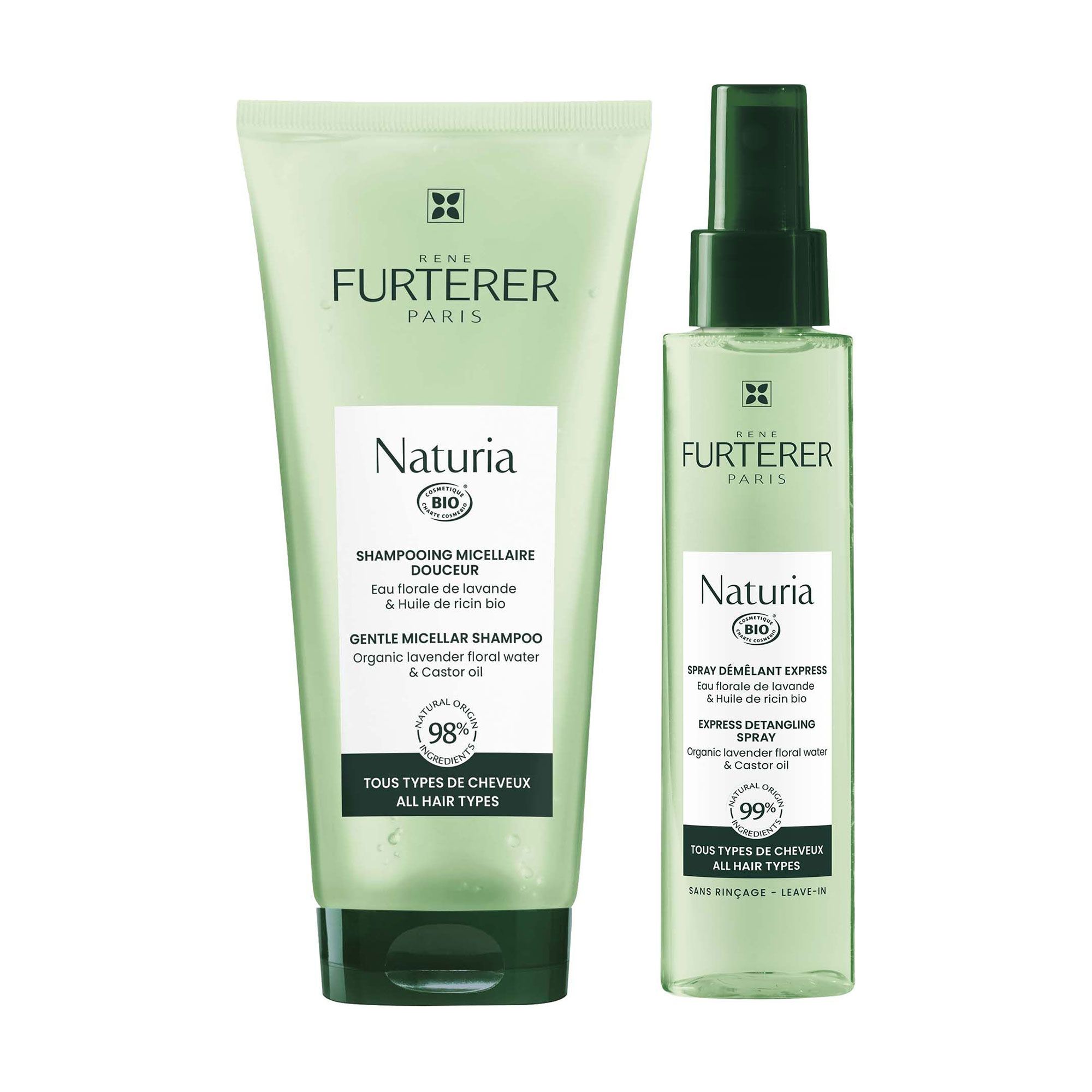 Набір для волосся Rene Furterer Naturia (шампунь, 200 мл + спрей, 200 ...