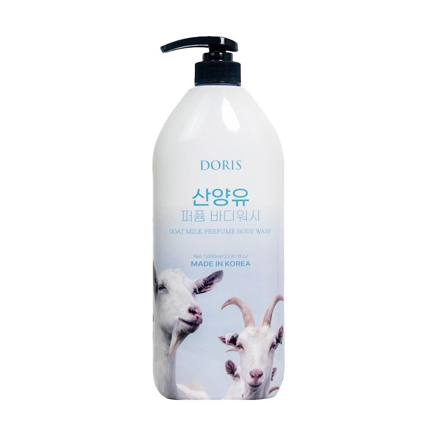 Парфюмированный гель для душа Doris Goat Milk Perfume Body Wash, 1 л ...