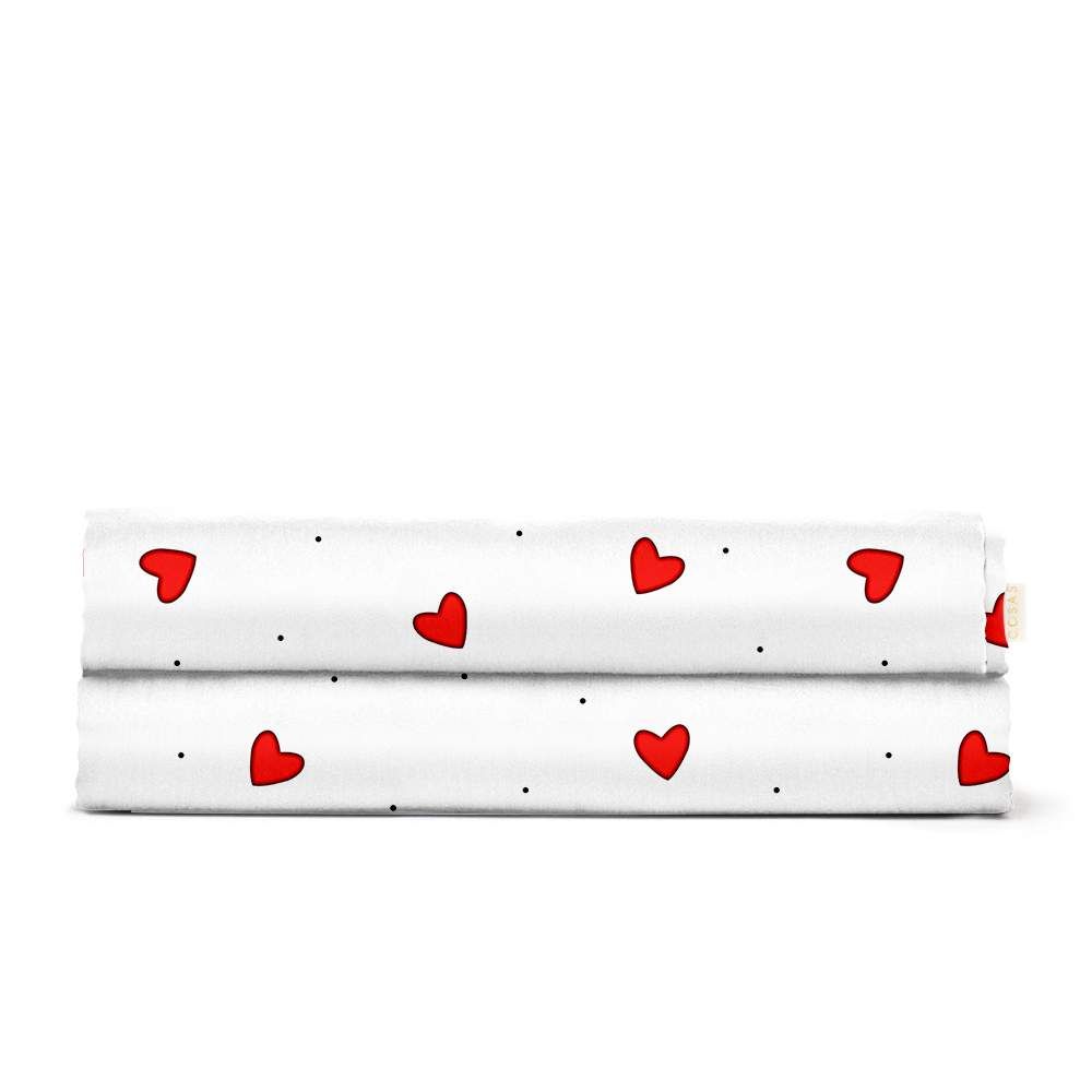 Євро простирадло 220х240 CHERRY HEARTS COSAS (4822052400586) (1190930 ...