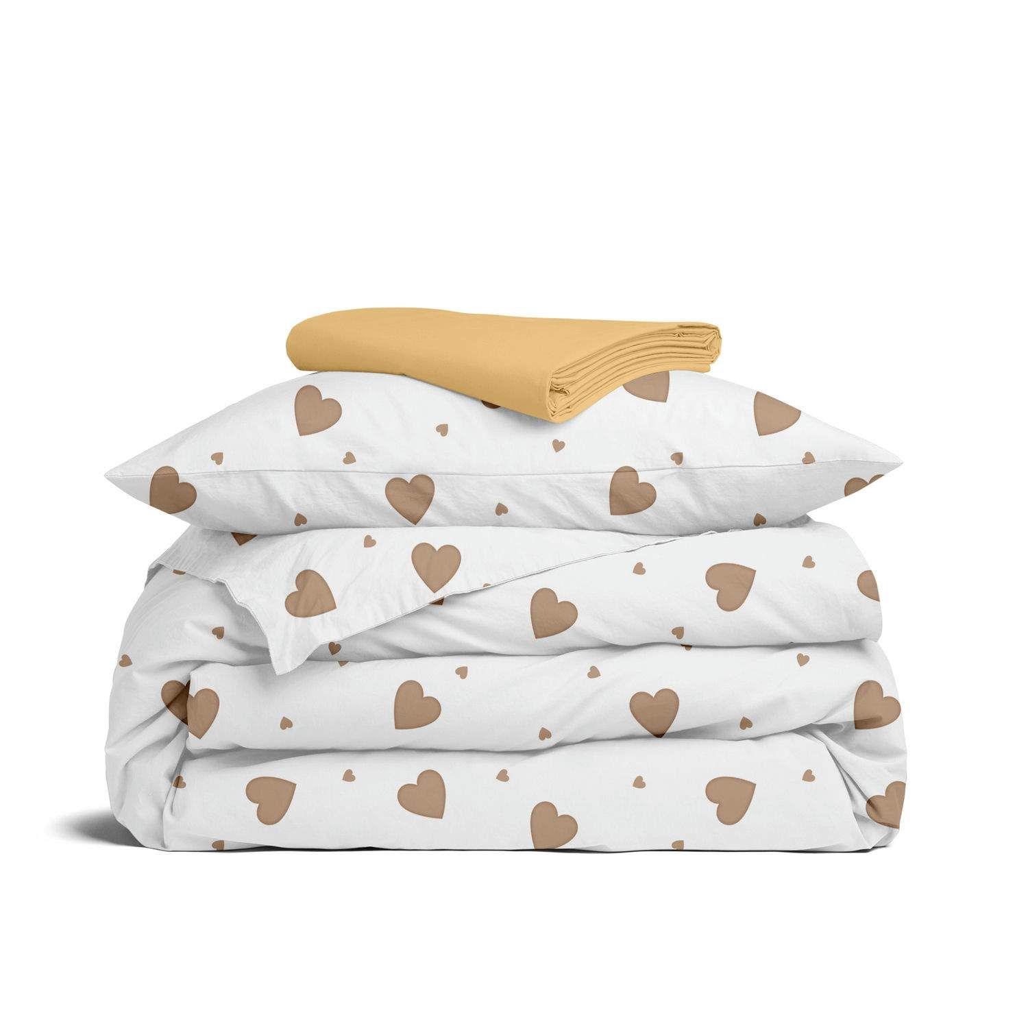 Дитяча постільна білизна в ліжечко BEIGE HEARTS COSAS (4822052399743 ...