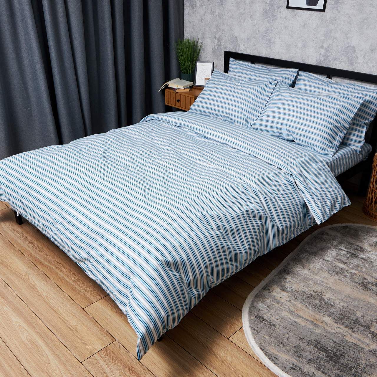 Пододеяльник Moon&Star Бязь Gold Люкс Calm Waters Двуспальная 175 x 210 см (1204431) — купить на ...