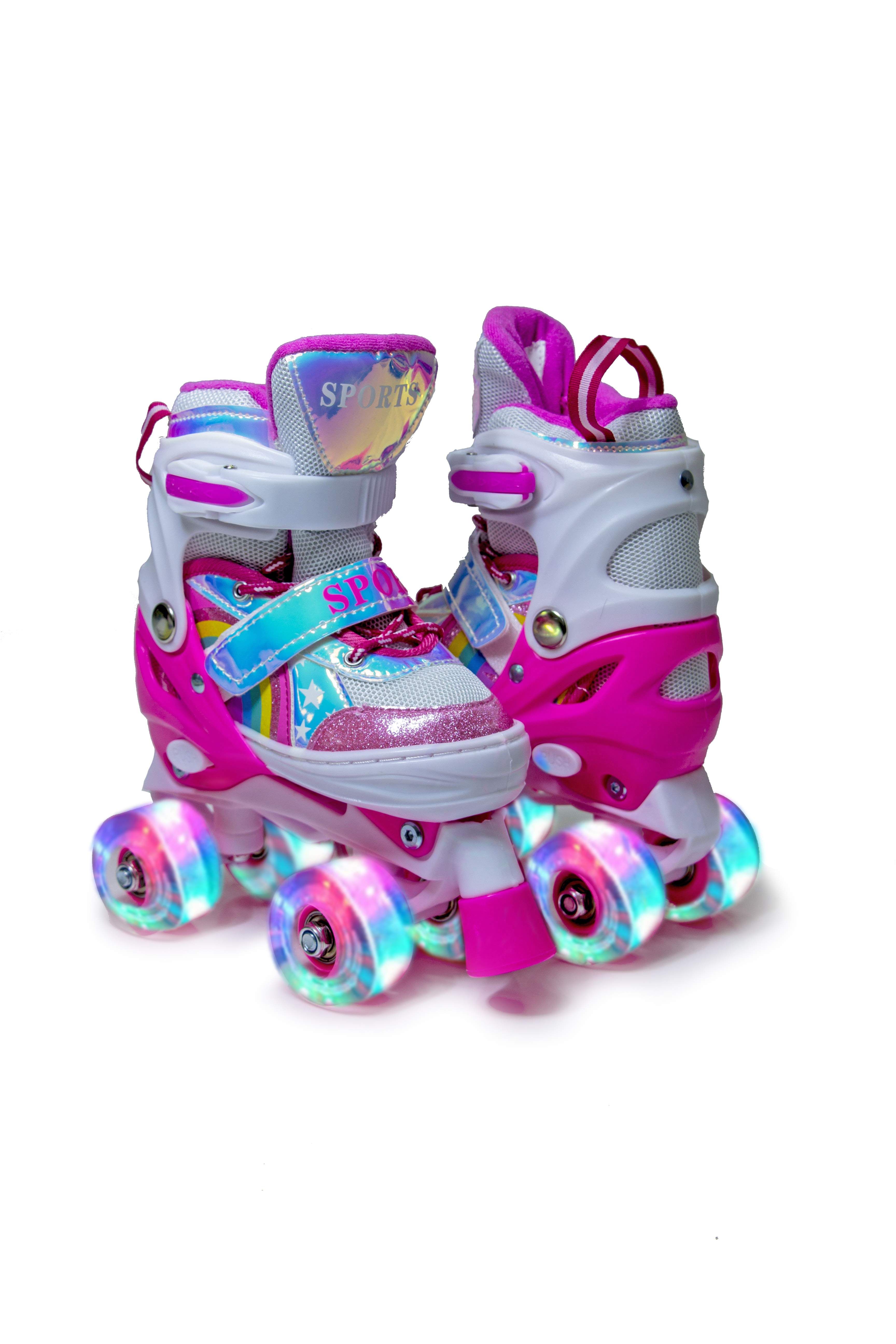 Розсувні ролики квади Scale Sports 30-33 Rainbow Pink (1101711912 ...