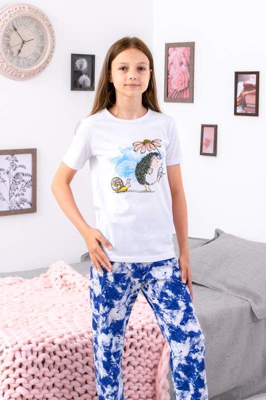 Піжама для дівчинки (підліткова) Носи своє 164 Синій (p-6072-123903 ...