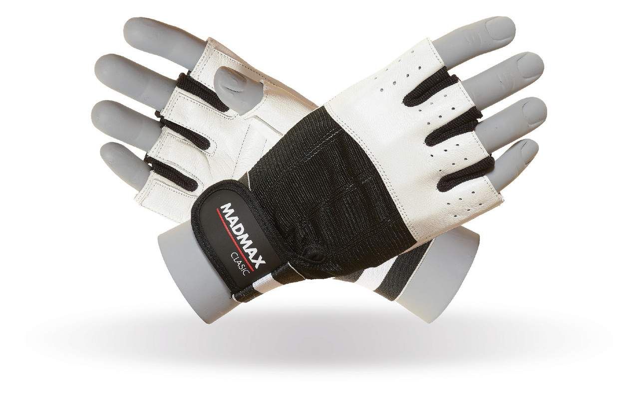 Рукавички для фітнесу MadMax MFG-248 Clasic White L (1231352) — купити ...