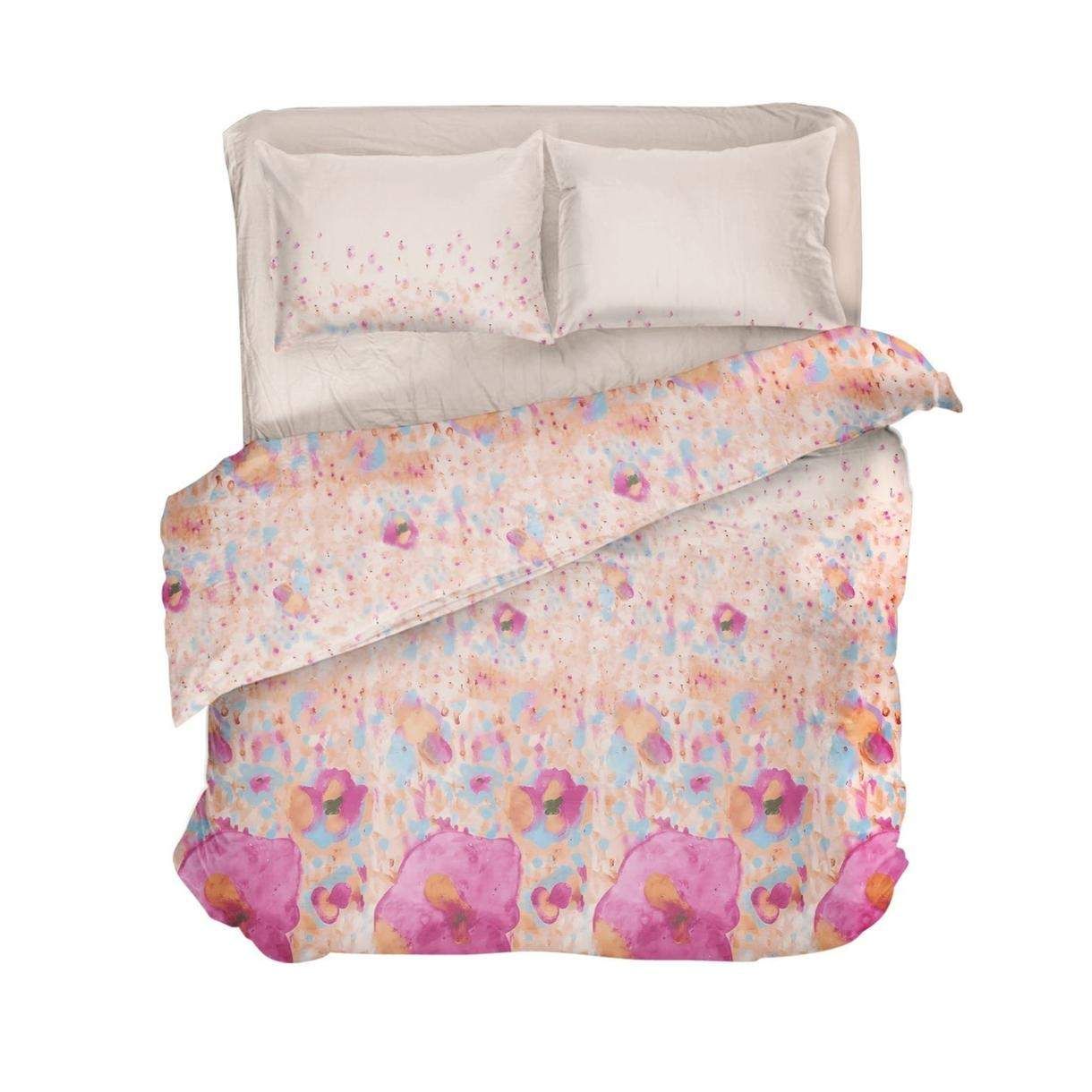 Постільна білизна LeLIT ,Мікрофібра,Світло-Рожевий,Двоспальний P-0137 ...