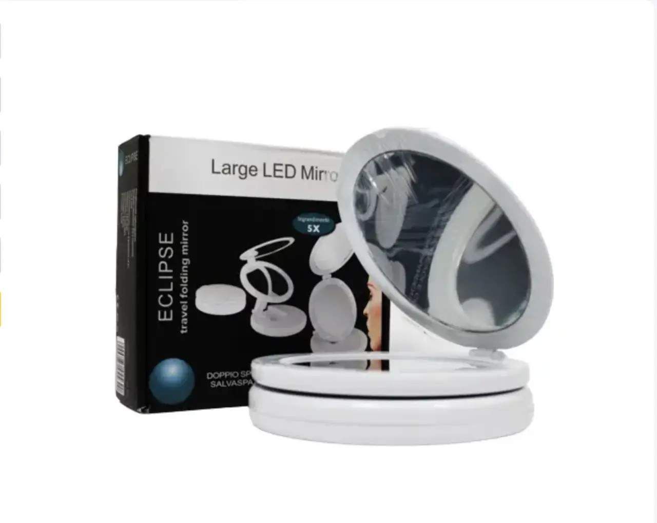 Настільне дзеркало трансформер з збільшенням 5Х Large LED Mirror ...