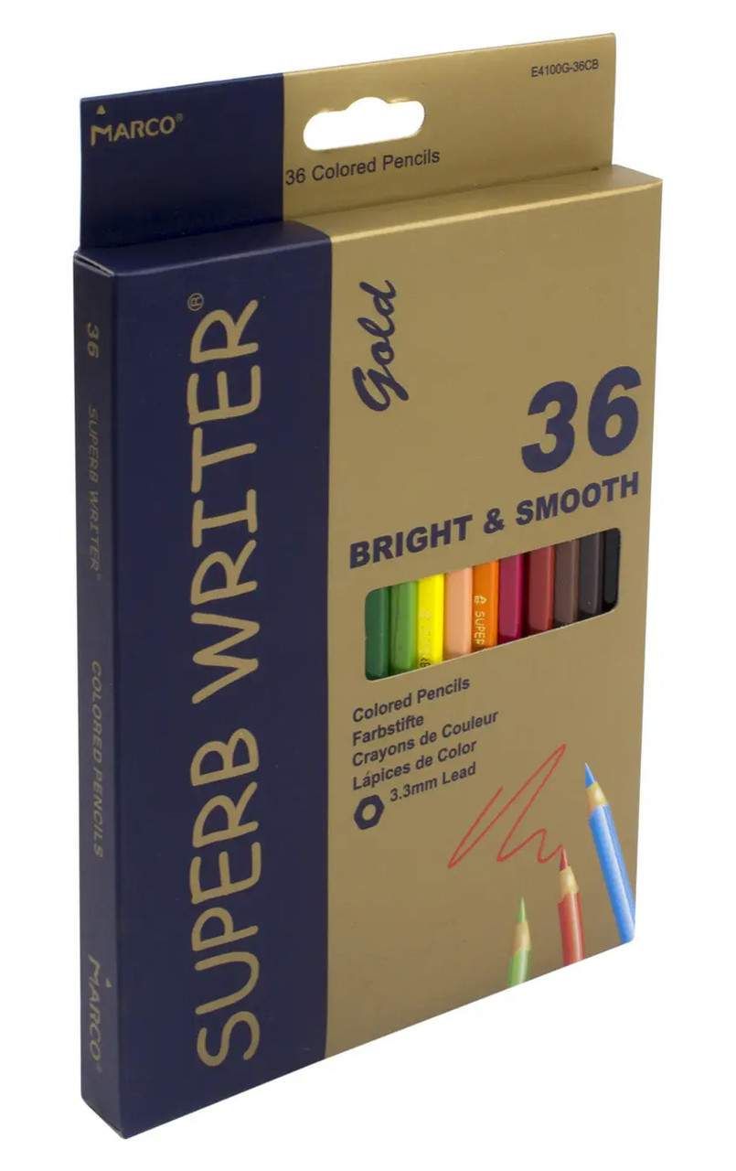 Карандаши цветные Marco Superb Writer Gold 36 цветов (1258528) — купить ...