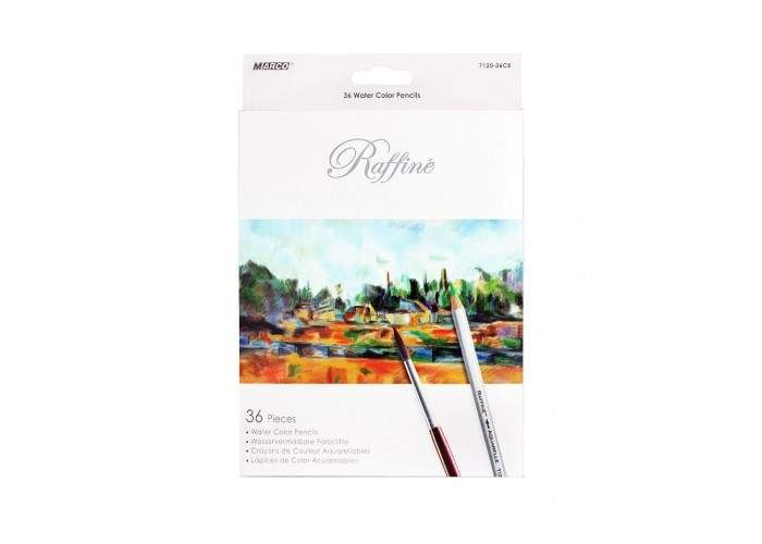 Олівці акварельні Marco Raffine 36 кольорів (1258553) — купити на EVA ...