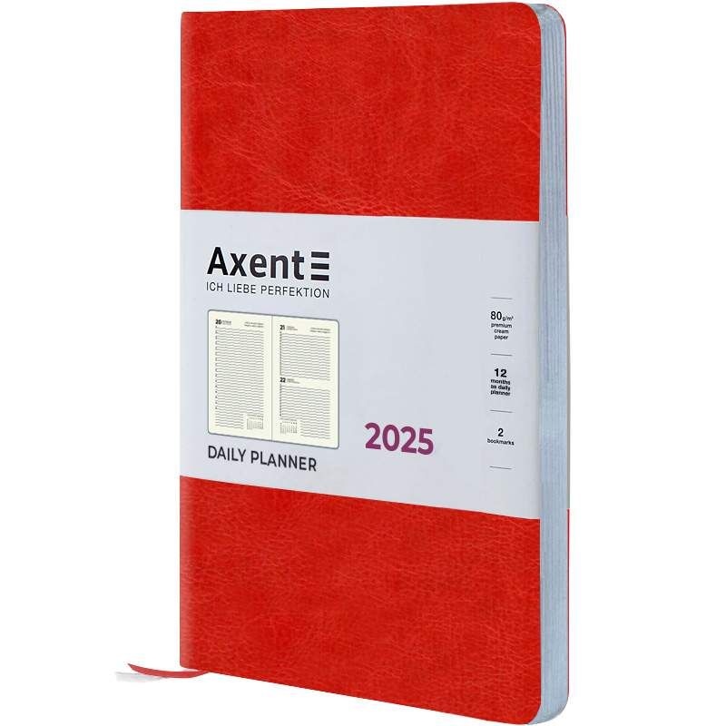 Щоденник 2025 Axent Partner City Soft 8821-25-03-A, 145x210 мм, червоний 4063276234216 (1259568 ...