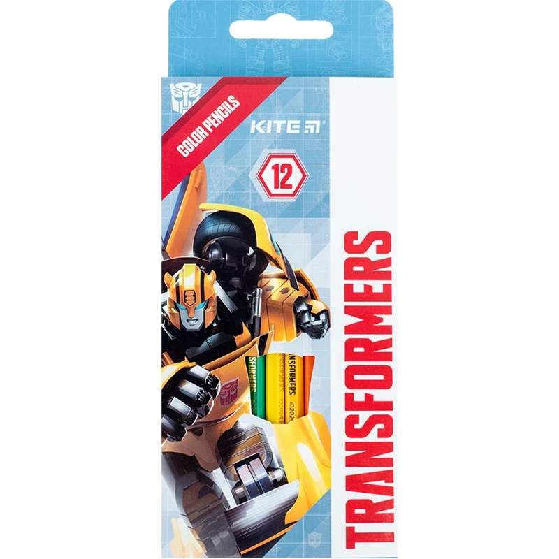 Карандаши цветные 12 шт. Kite Transformers TF24-051 4063276174598 ...