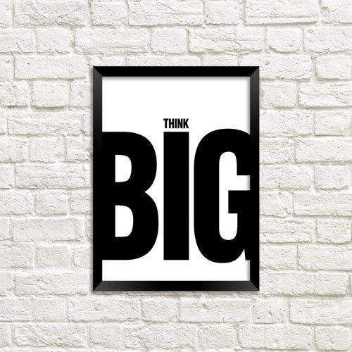 Постер в рамці Think big 30x42 см, A3 (MT3_18A044) (1265076) — купити ...