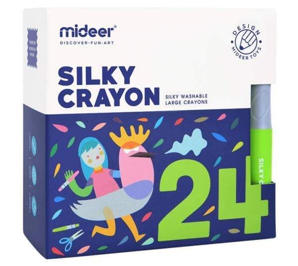 Олівці воскові MiDeer 24 шт (MD4067) (1283950) — купити на EVA.UA — ціна 599 грн
