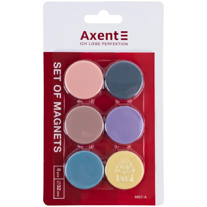 Набор магнитов Axent Morandi 9827-А 32 мм, 6 штук 4063276241139 (1289794) — купить на EVA.UA ...