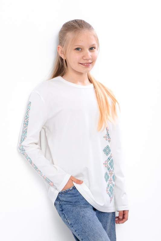 Джемпер для дівчинки Носи своє 164 Світло-сірий (p-14851-200564 ...