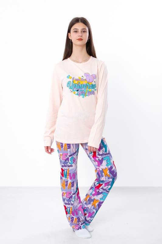 Піжама для дівчинки (підліткова) Носи своє 170 Світло-персиковий (p ...