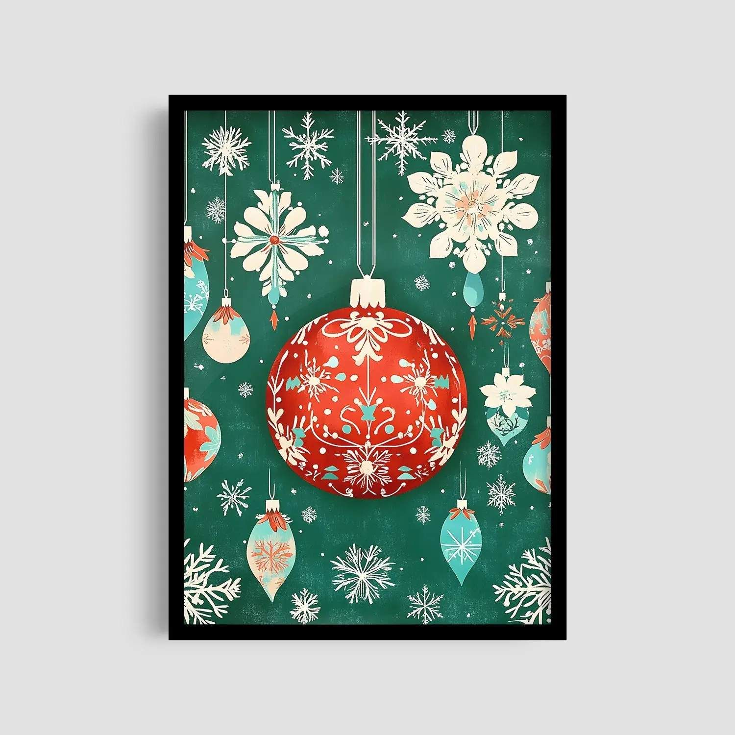 Постер Roomy "Mood Ornament" Белая рамка с глянцевым стеклом A3 (42x29 ...