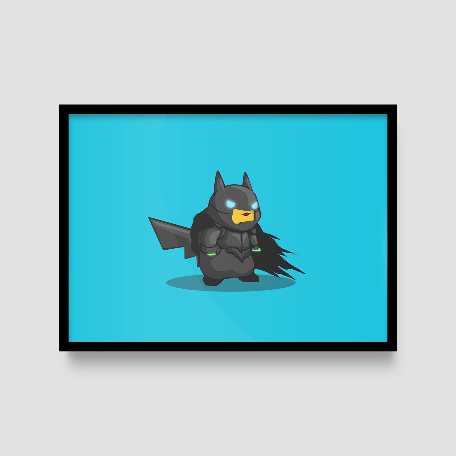 Постер Roomy "Batman Pikachu" Без рамки A2 (59.4x42 cm.) (1312558 ...