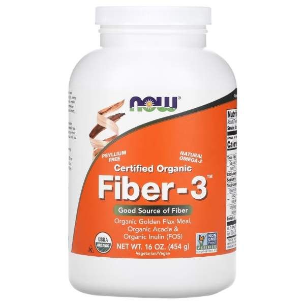 Клетчатка NOW Foods Fiber-3 454 g /27 servings/ (1329308) — купить на ...