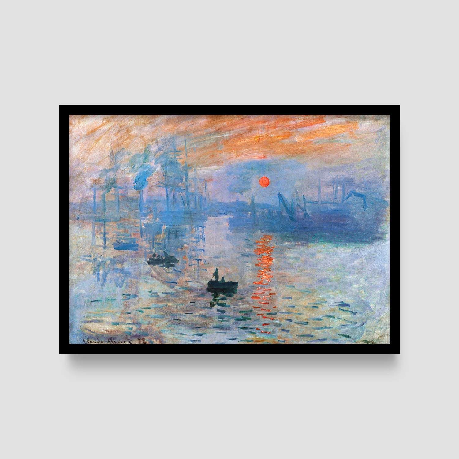 Постер Roomy "Impression Sunrise" Черная рамка с глянцевым стеклом A2 ...