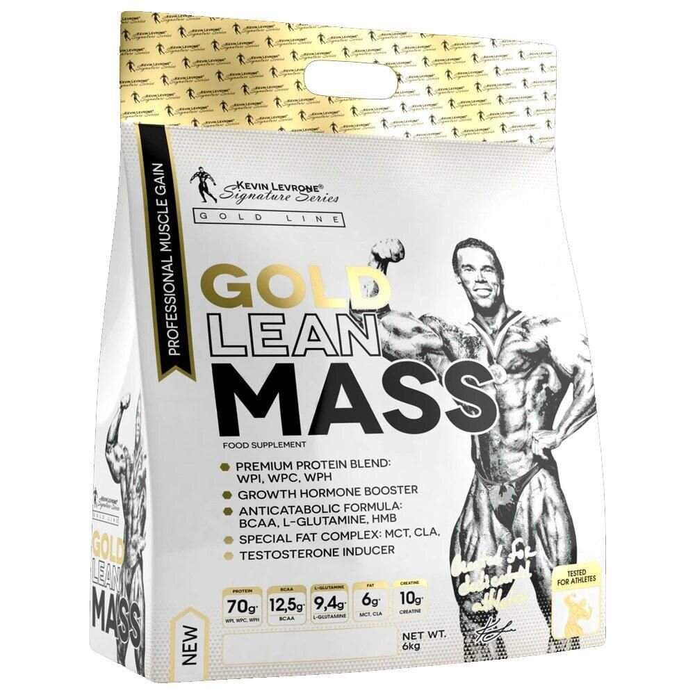 Гейнер Kevin Levrone Gold Line Gold Lean Mass, 6 кг - Банан (1366196 ...