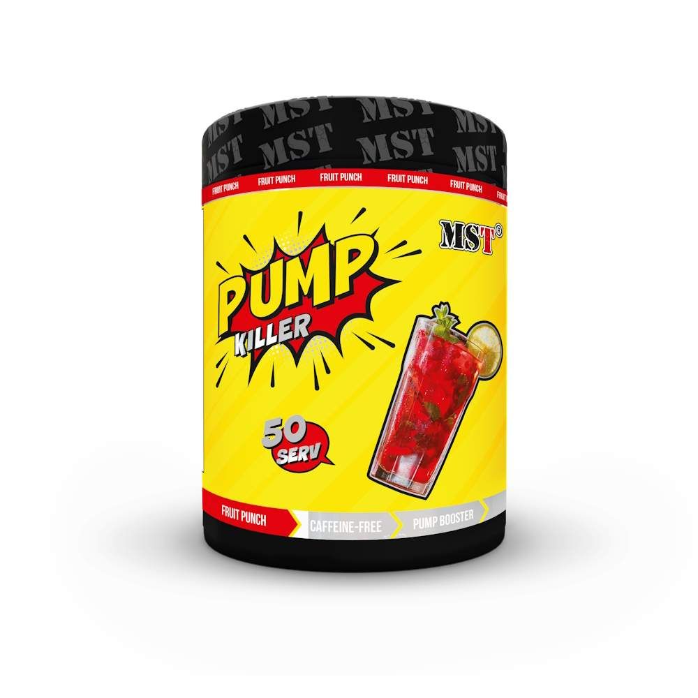 Передтренувальний комплекс MST Pump Killer, 550 грам - Фруктовий пунш ...