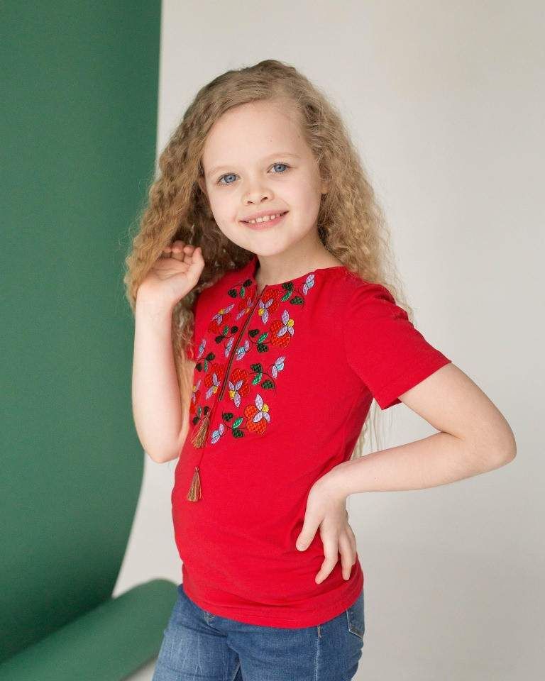Вишиванка для дівчинки MELANIKA Берегиня D-30 Червоний 128 см (1528939936) (1386302) — купити на ...