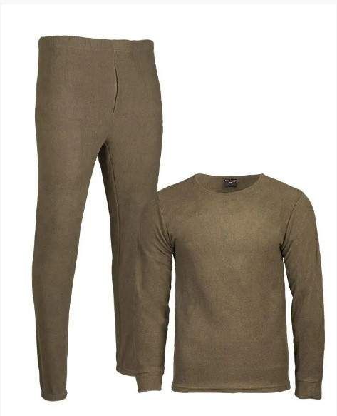 Термобілизна тактична флісова комплект Mil-Tec Олива 11221001M (1391050 ...