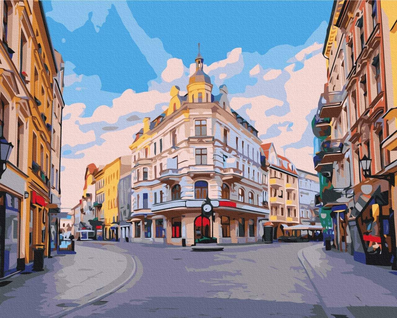 Картина за номерами BrushMe "Вуличками міста Торунь" 40х50см BS53432 ...