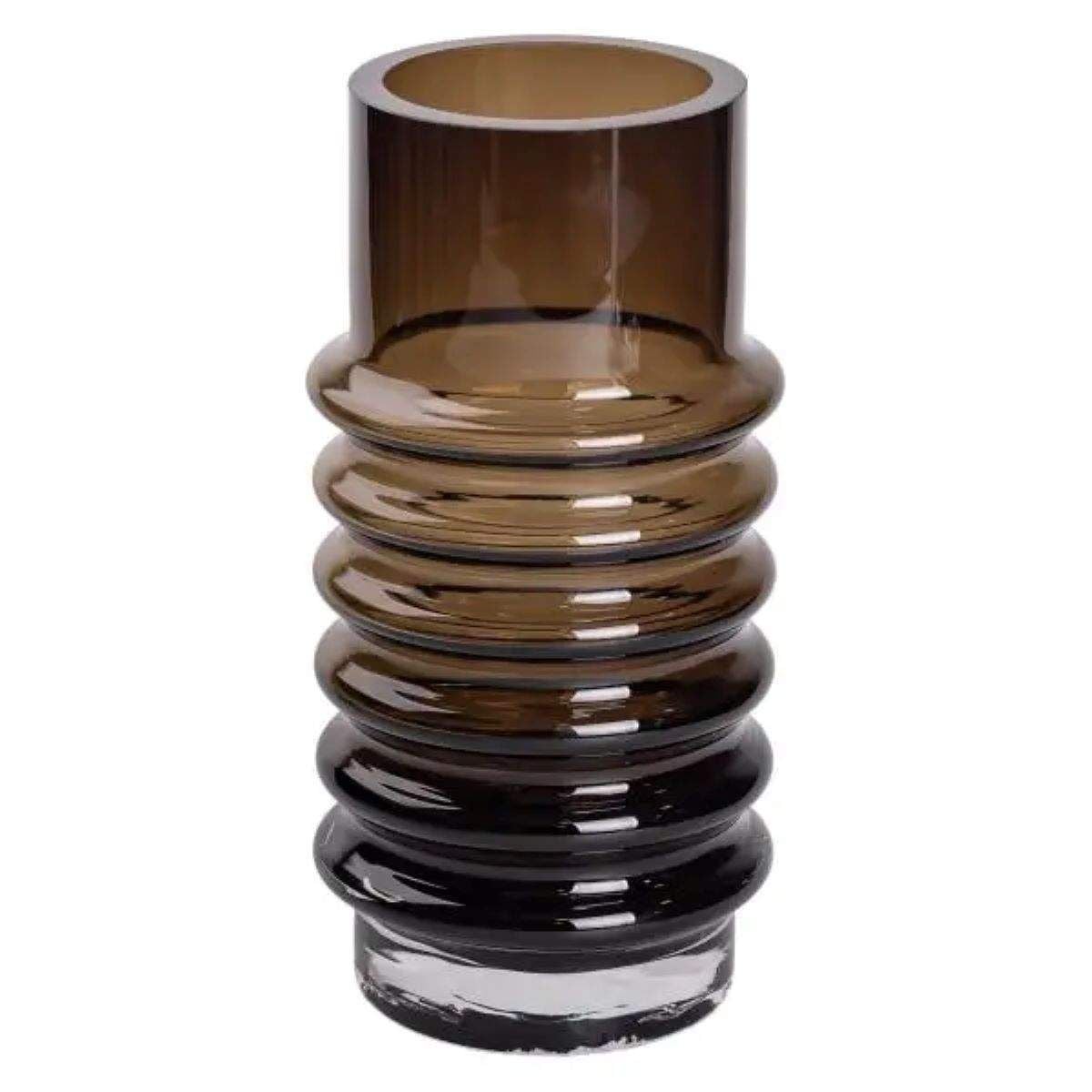 Ваза скляна для квітів Light House 31 см 3 л (LG-20213) чорна (1433410 ...