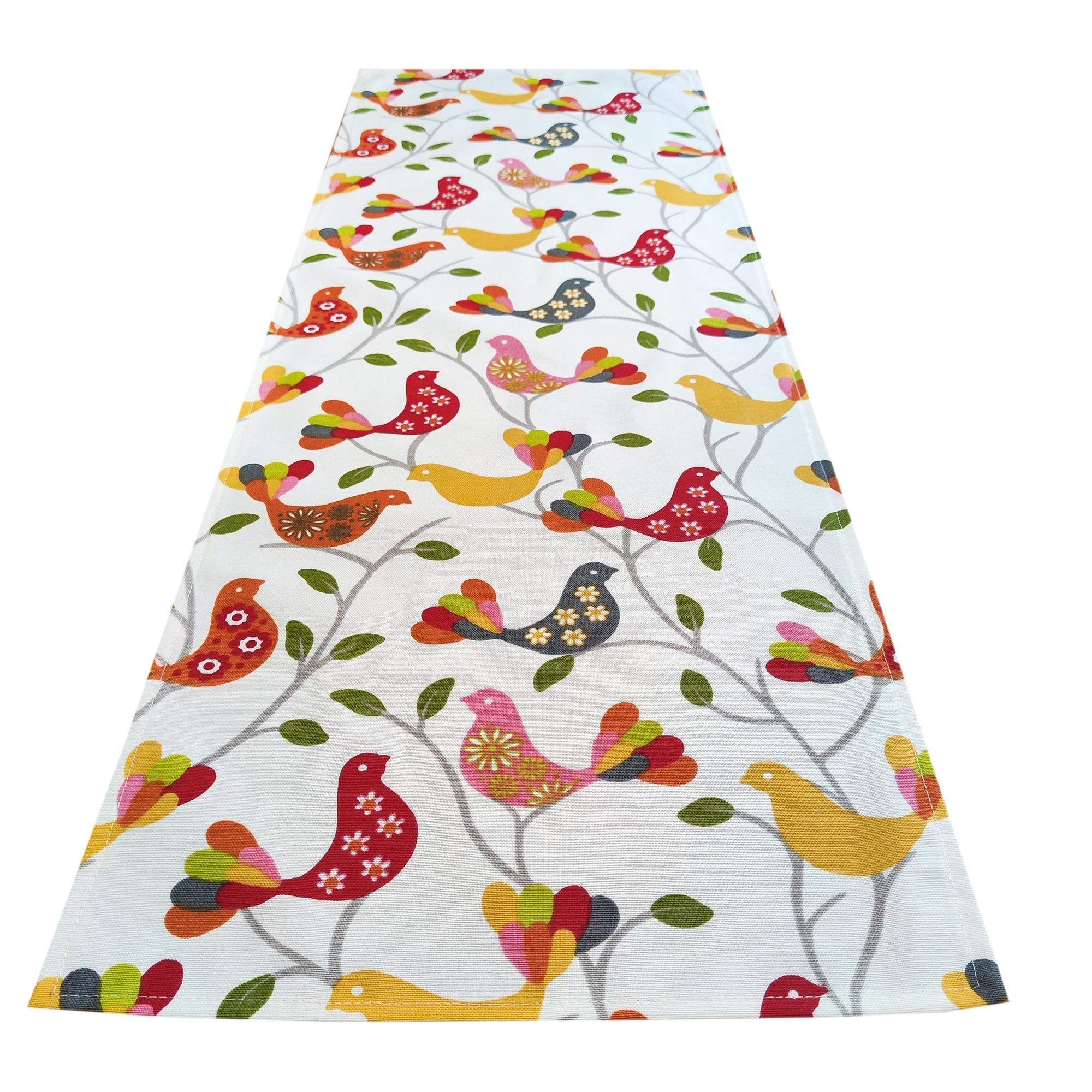 Ранер Maystat Птички с тефлоновой пропиткой 45х140 см белый (0103-PR45-140) (1433587) — купить ...