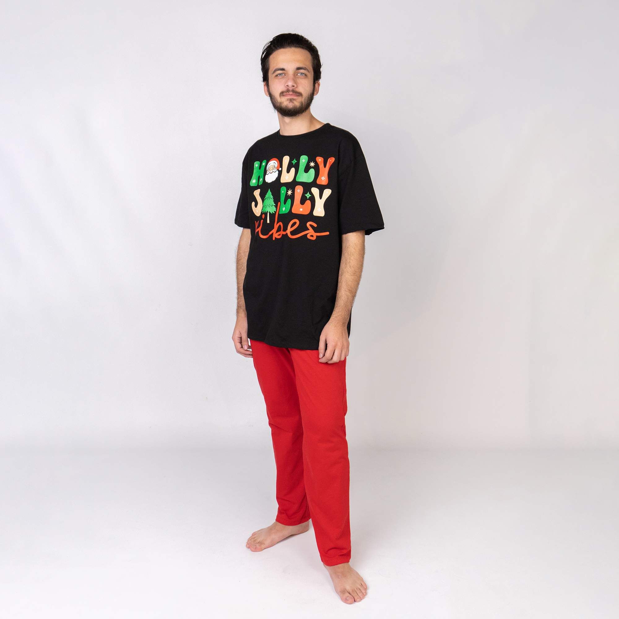 Піжама Dexter’s чоловіча з новорічним принтом holly jolly L ...