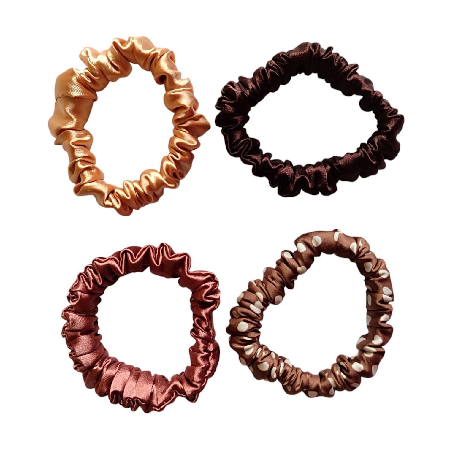Набір резинок для волосся ScrunchyUA Універсальні, 4 шт (SCR0168SKLUA ...