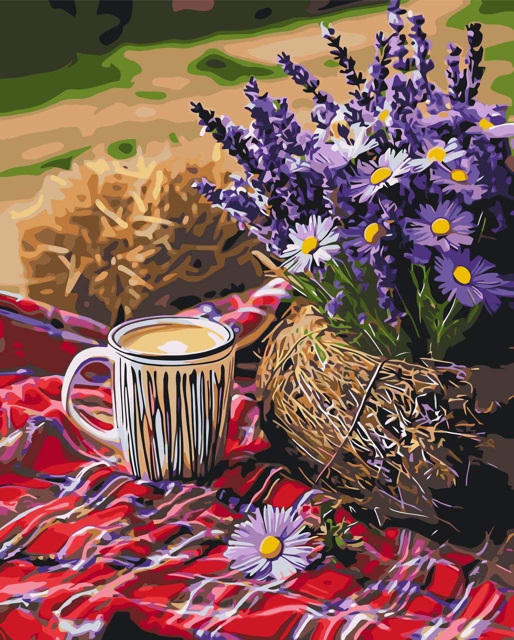 Картина за номерами Лавандовий спокій 40х50 см Origami (LW3517 ...