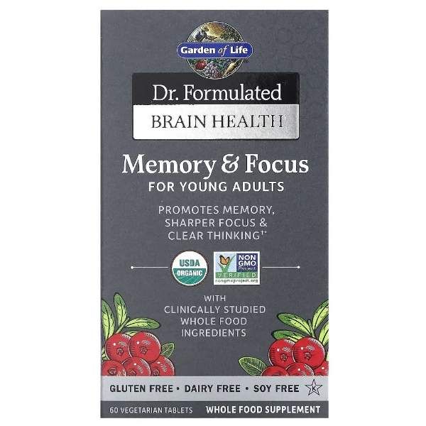 Комплекс для профилактики работы головного мозга Garden of Life Dr ...