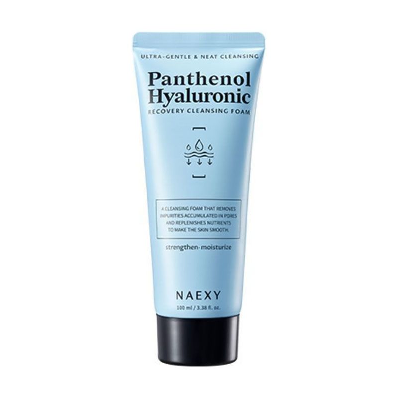 Очищувальна пінка для вмивання Naexy Panthenol Hyaluronic Recovery ...