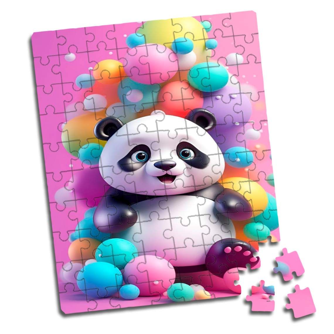 Пазл дитячий No Brand А4 80 елементів Різнокольоровий (puzzle-46 ...