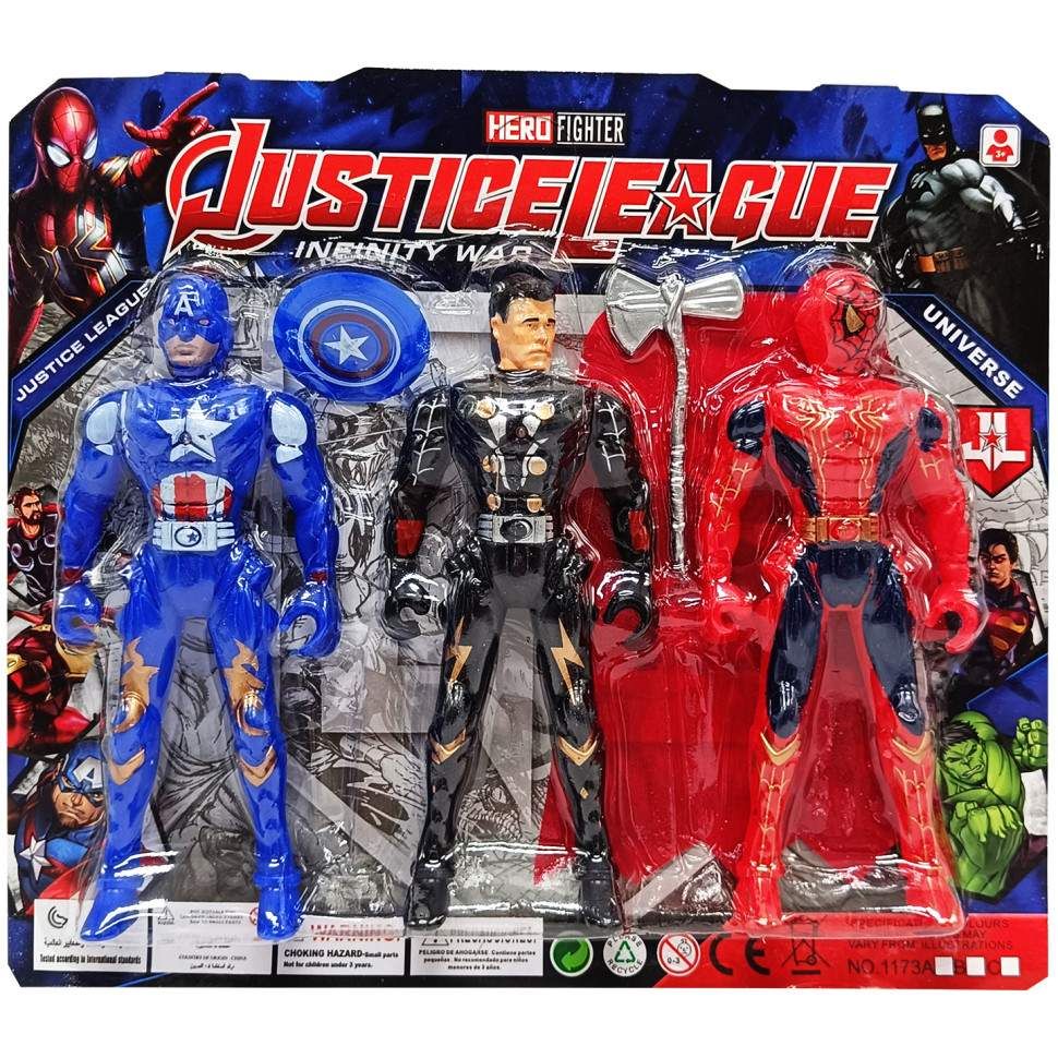 Фігурки героїв "Марвел" Bambi 1173 A у наборі 3 шт світло (1529171) — купить на EVA.UA — цена ...