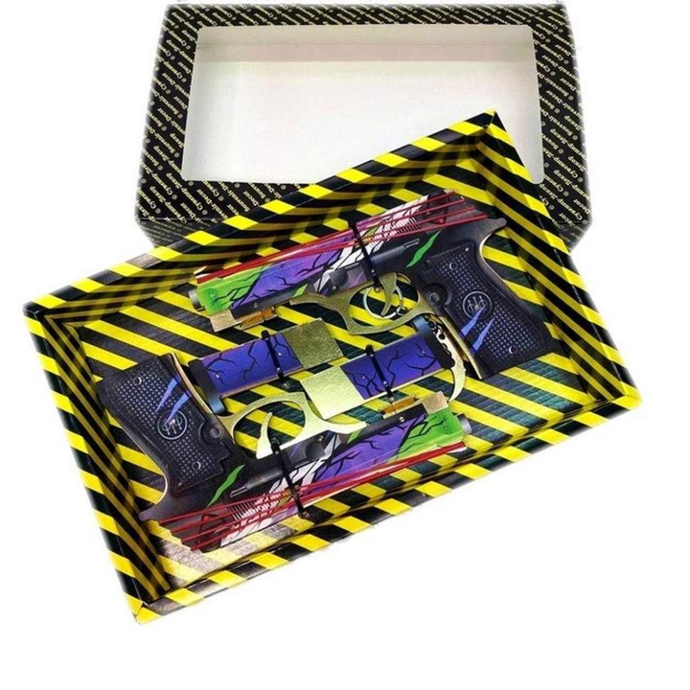 Сборная модель резинострел "Berettas HYBRID" BOX DB-HY 2 шт (1529957) — купить на EVA.UA — цена ...