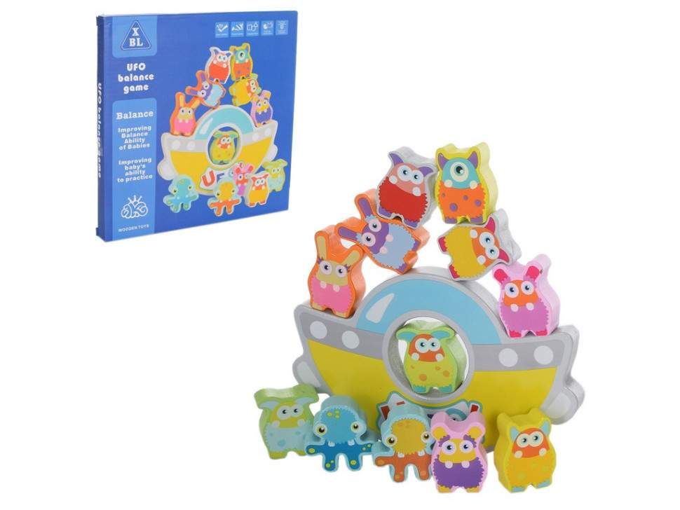 Дерев'яний балансир "Корабель" Bambi MD 1661 з фігурками тварин (1531696) — купити на EVA.UA ...