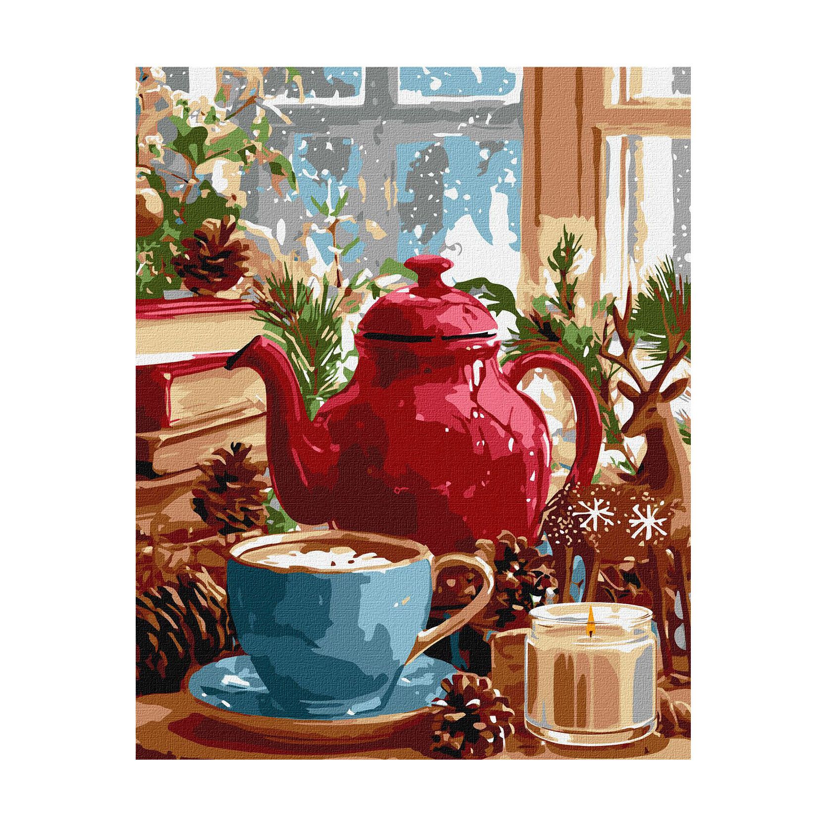 Картина за номерами Ideyka Зимова атмосфера вдома, 40*50 см (KHO5745 ...