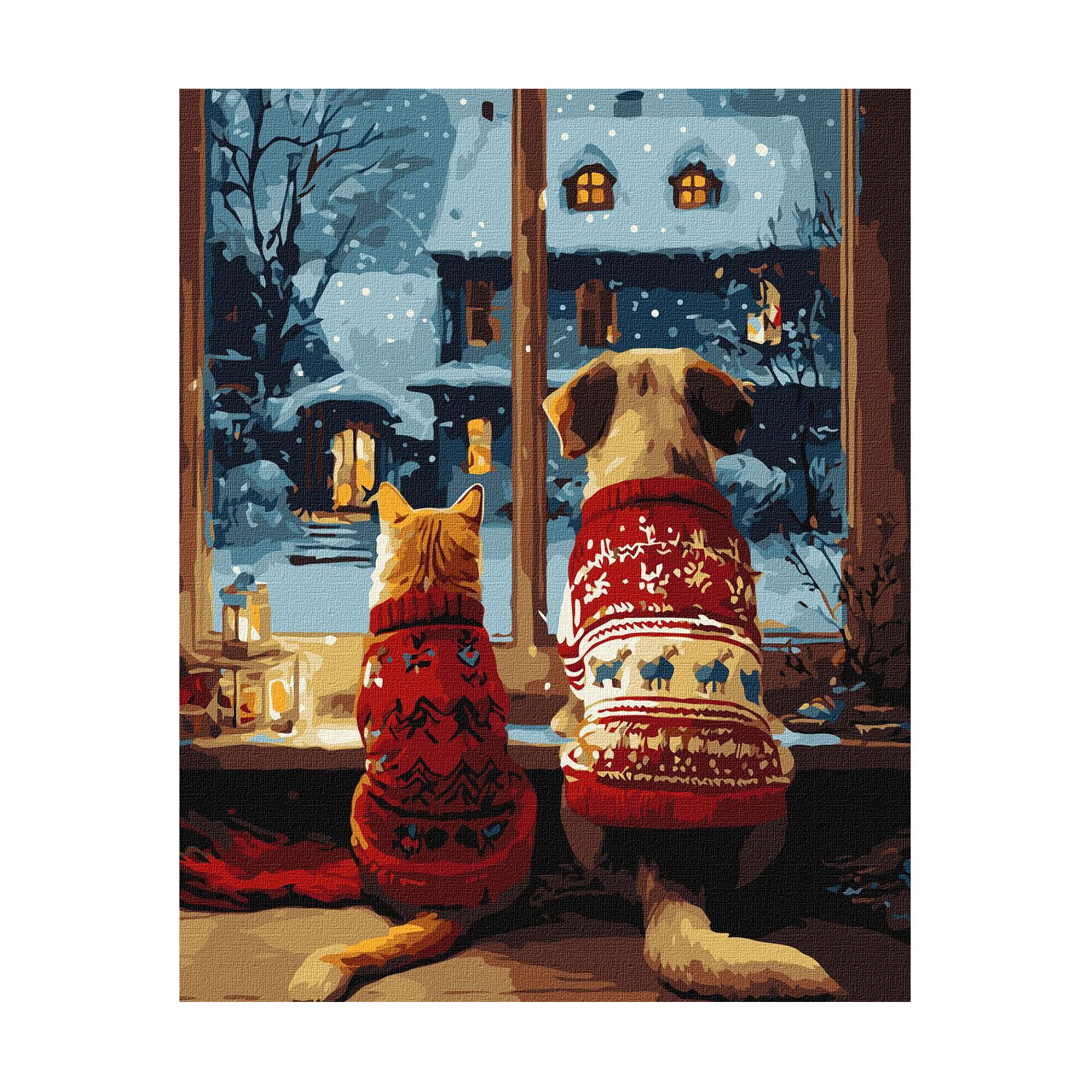 Картина за номерами Ideyka Затишок пухнастиків, 40*50 см (KHO6834 ...