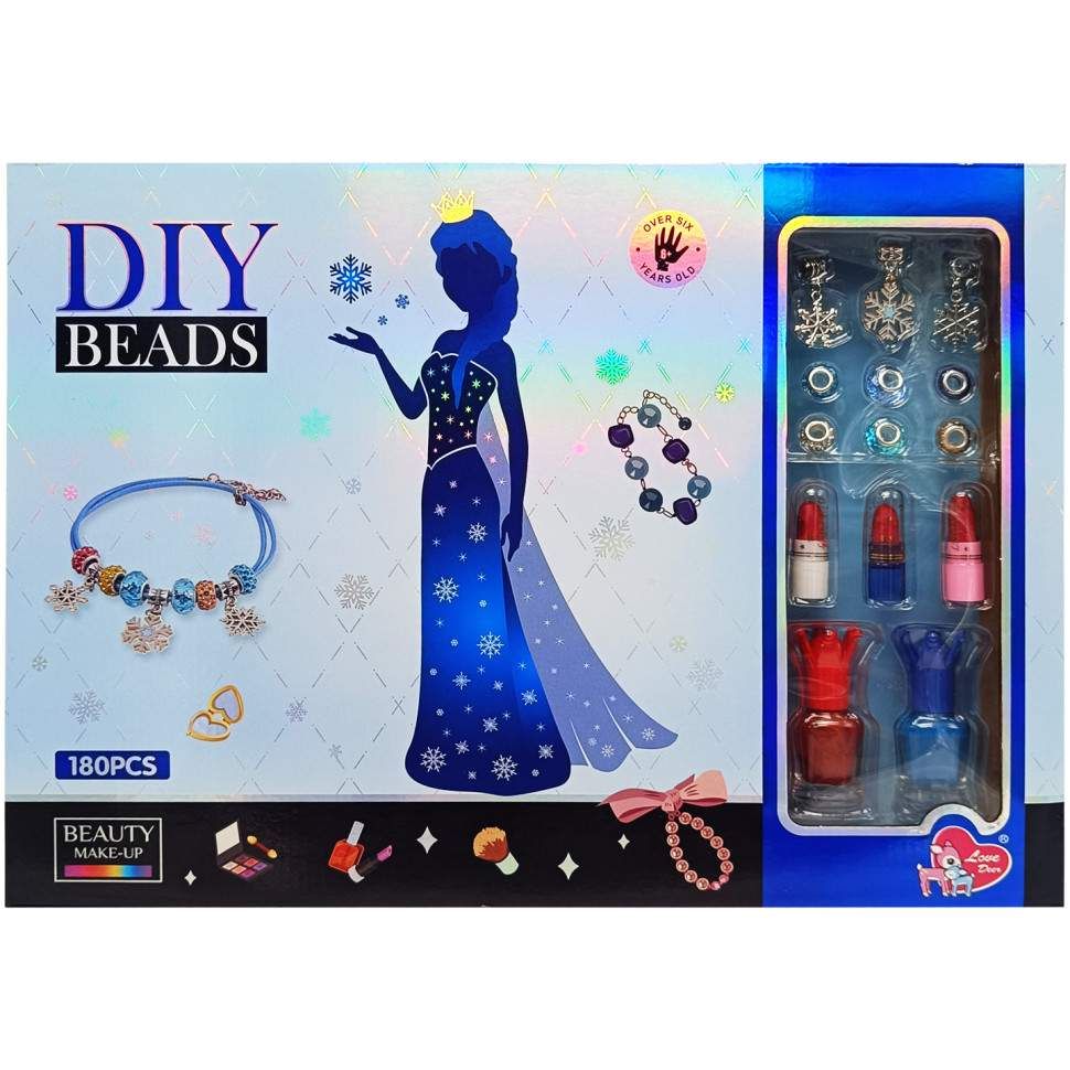 Набір бісеру для виготовлення креативних аксесуарів "Принцеса" Bambi LD6030 (1533065) — купити ...