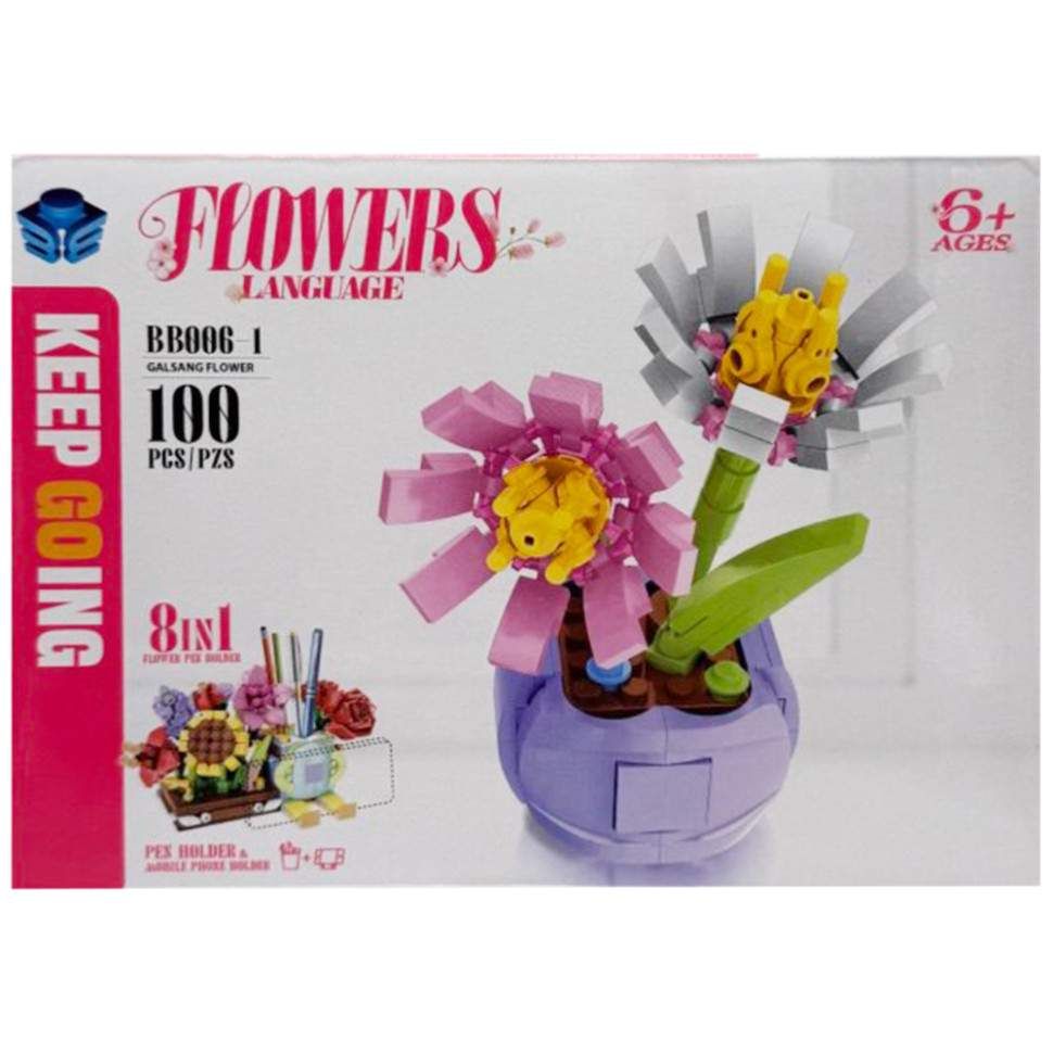 Конструктор дитячий "Galsang flower" Bambi BB006-1, 100 деталей (1534869) — купити на EVA.UA ...