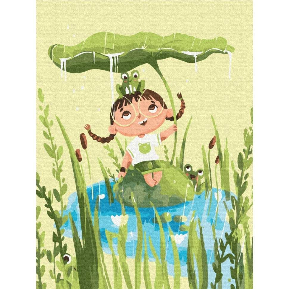 Фея озерца Картина по номерам © Yana Kozak KBS0125 Brushme 30х40 см ...