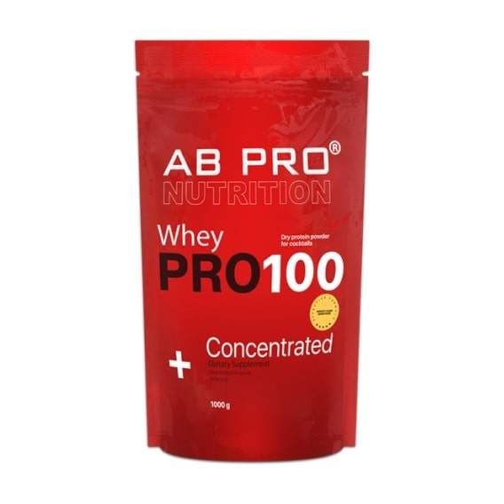Протеин AB PRO PRO 100 Whey Concentrated 1000 g /27 servings/ Шоколад (867209) — купить на EVA ...