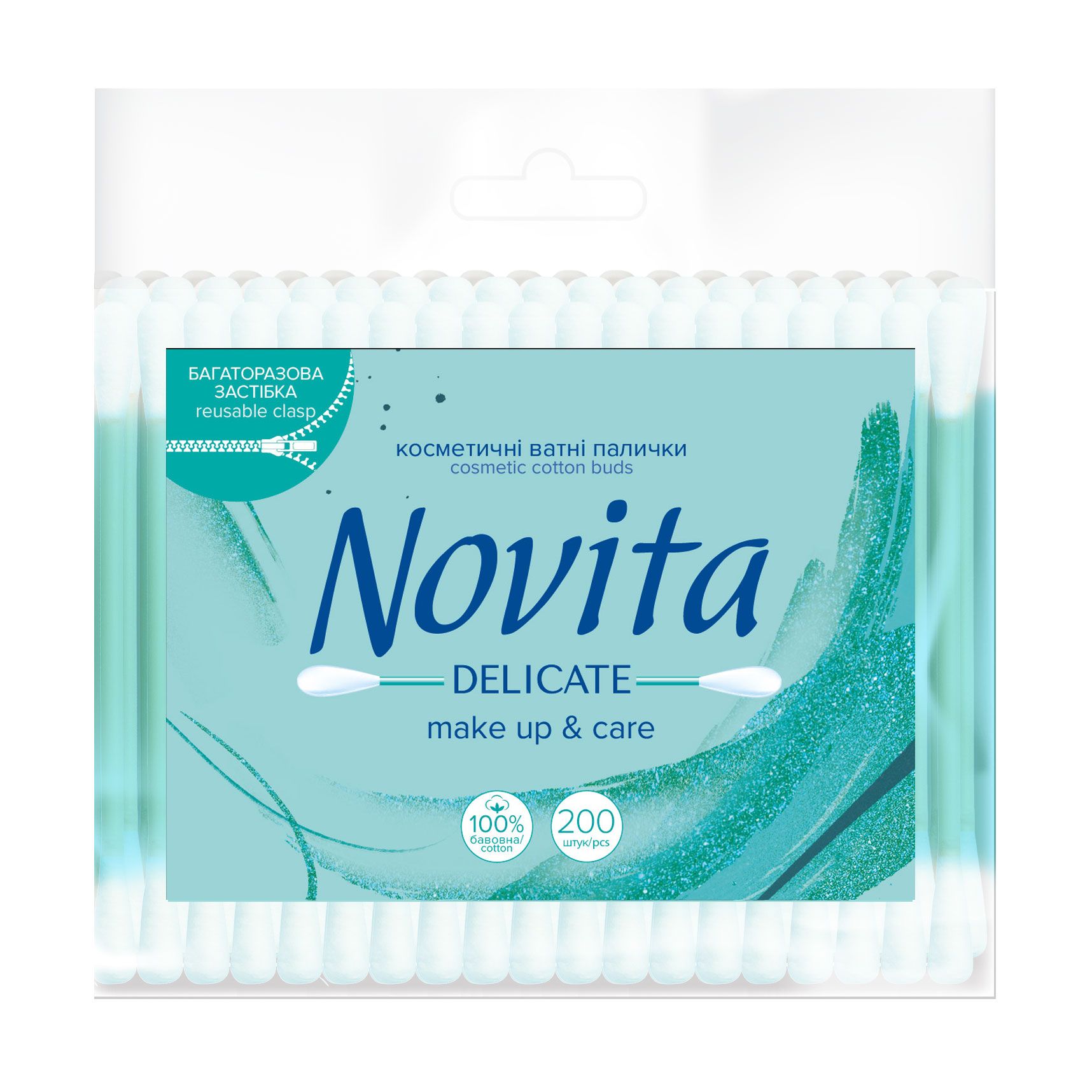 Ватные палочки Novita Delicate, 200 шт - купить на EVA.UA - гипермаркет ...