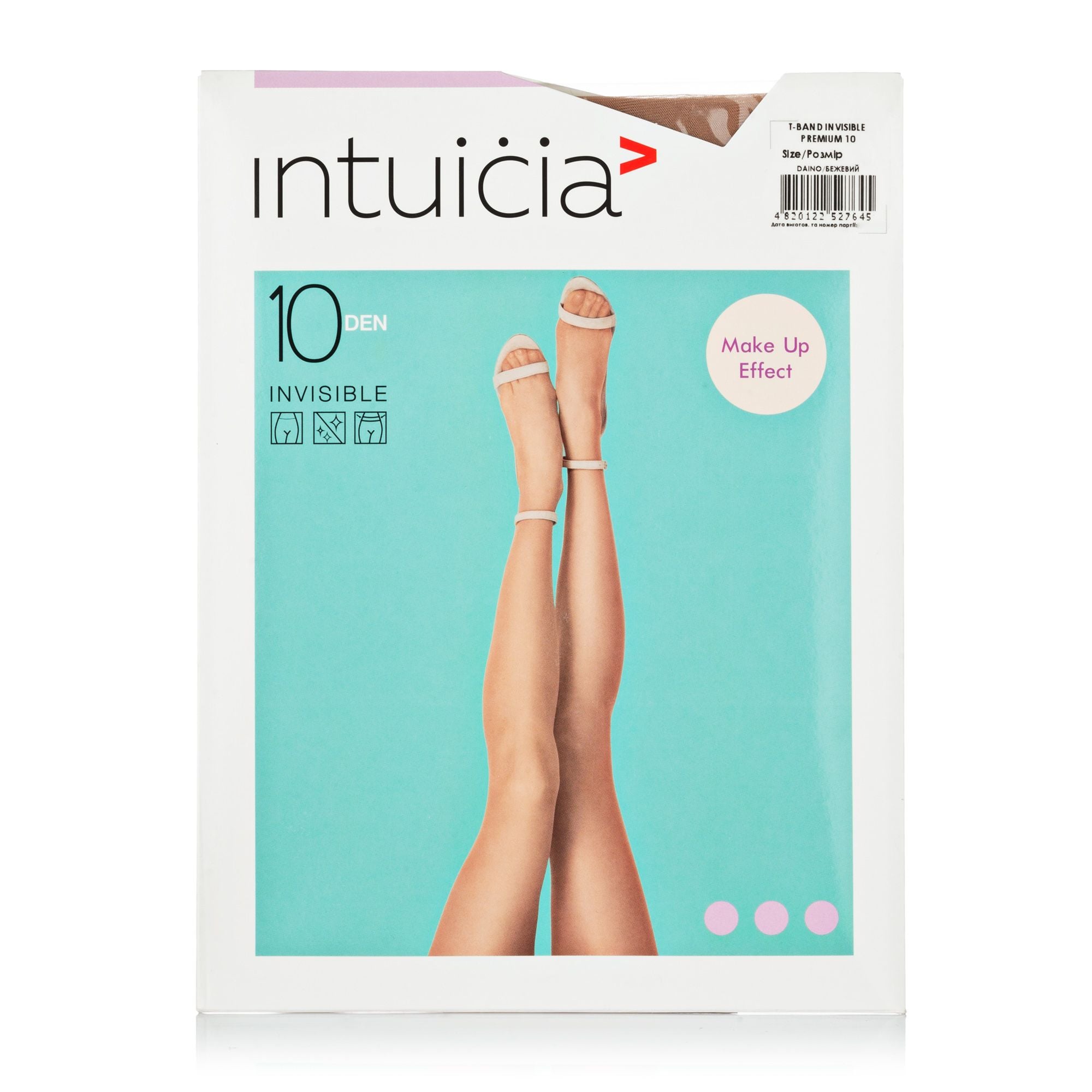 Колготки женские Intuicia T-BAND INVISIBLE PREMIUM 10 ДЕН загар 3 р ...