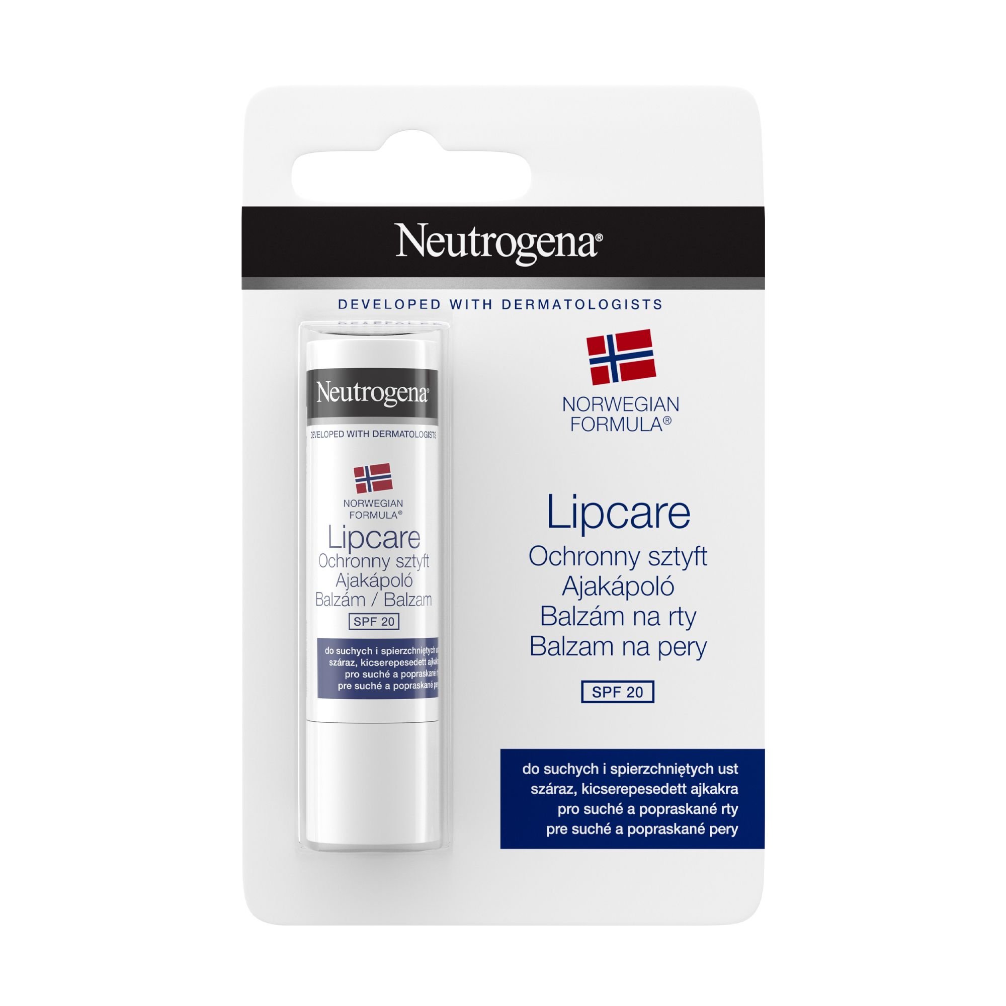 Бальзам для губ Neutrogena Норвежская формула с защитой SPF 20, 4,8г ...