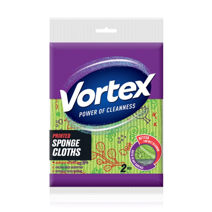 Серветки губчаті Vortex для прибирання, 2шт - купити в інтернет ...