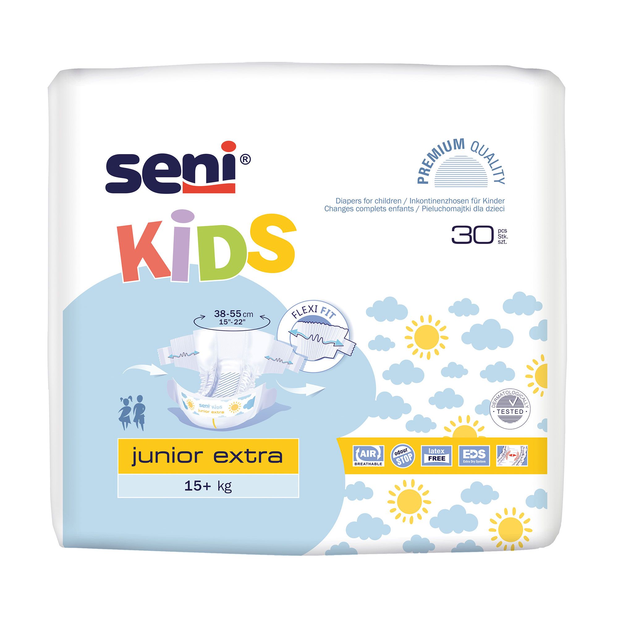 Подгузники Seni Kids Junior Extra (15-30 кг), 30 шт - купить на EVA.UA